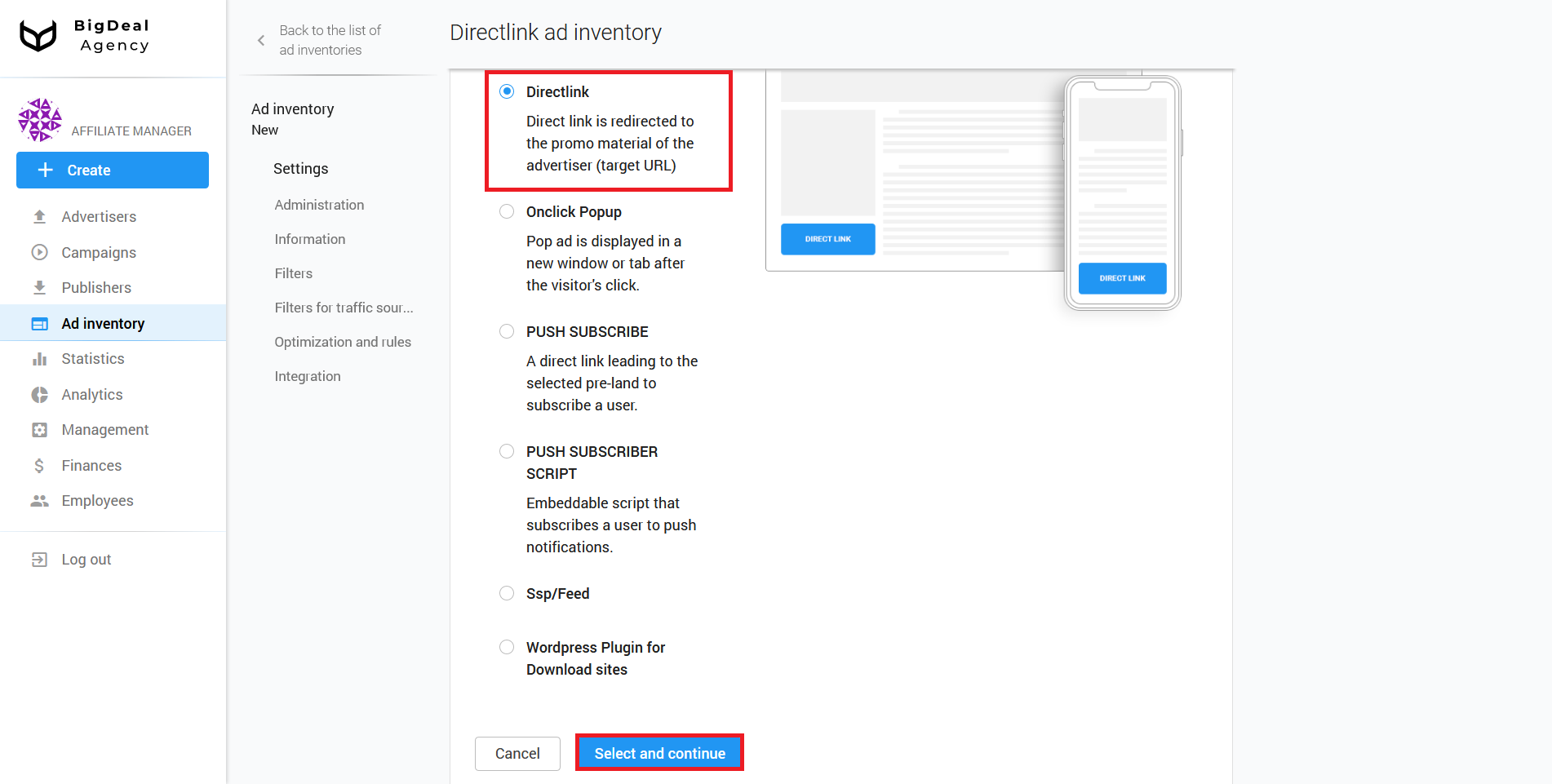 Directlink creation and Integration Guide for Publishers - Salematics